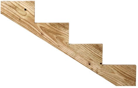 4 Step Pre-Cut Stringer Treated SYP – Larsen Lumber & Supply Co.